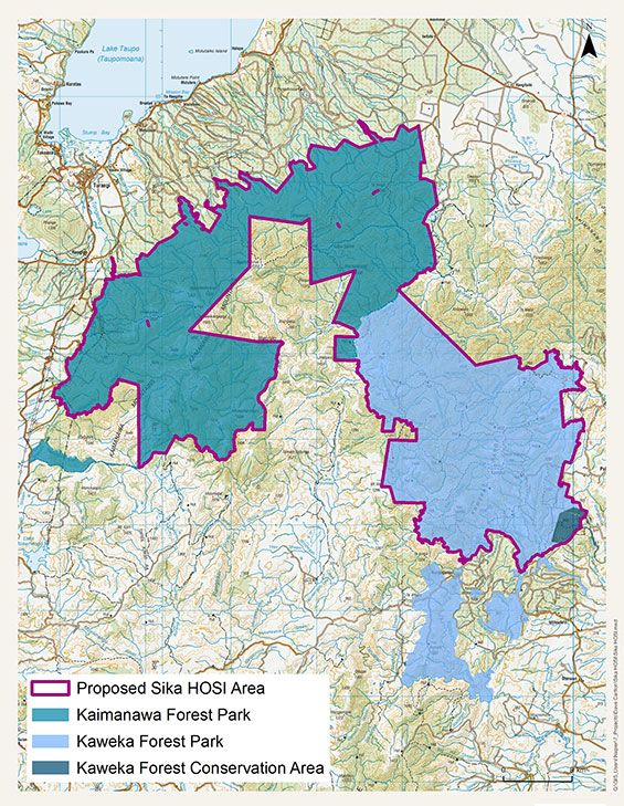 Sika deer proposal for a Herd of Special Interest