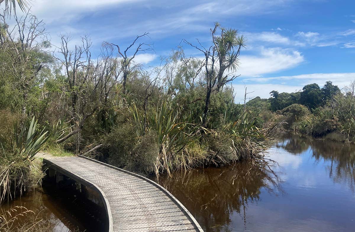 Hapuka Estuary Walk: Haast, Paringa & Moeraki Rivers area, West Coast ...