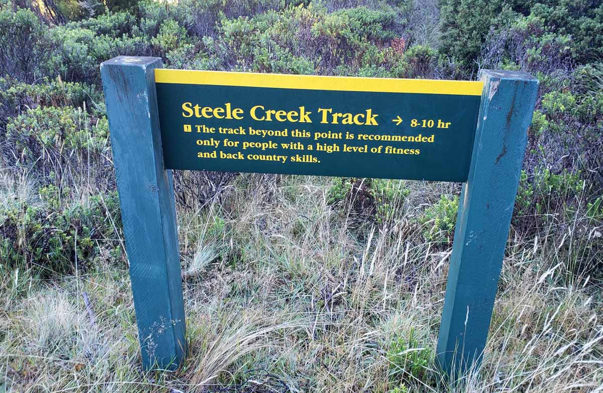 Steele Creek Track: Tramping track in Upper Caples-Greenstone area