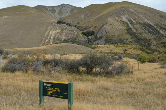 Ben Avon access route: Ahuriri Conservation Park, Canterbury region