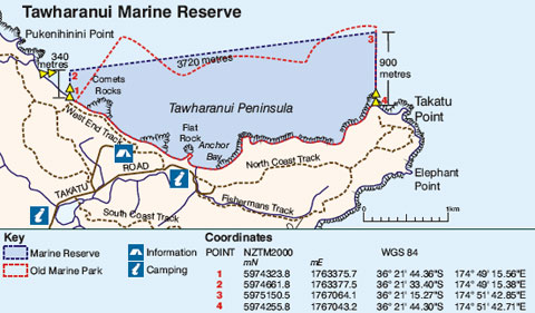 Marine Reserves Map