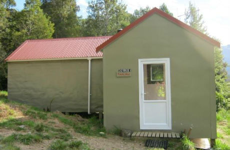 Mōkihinui Forks Hut: Mokihinui River area, West Coast region.
