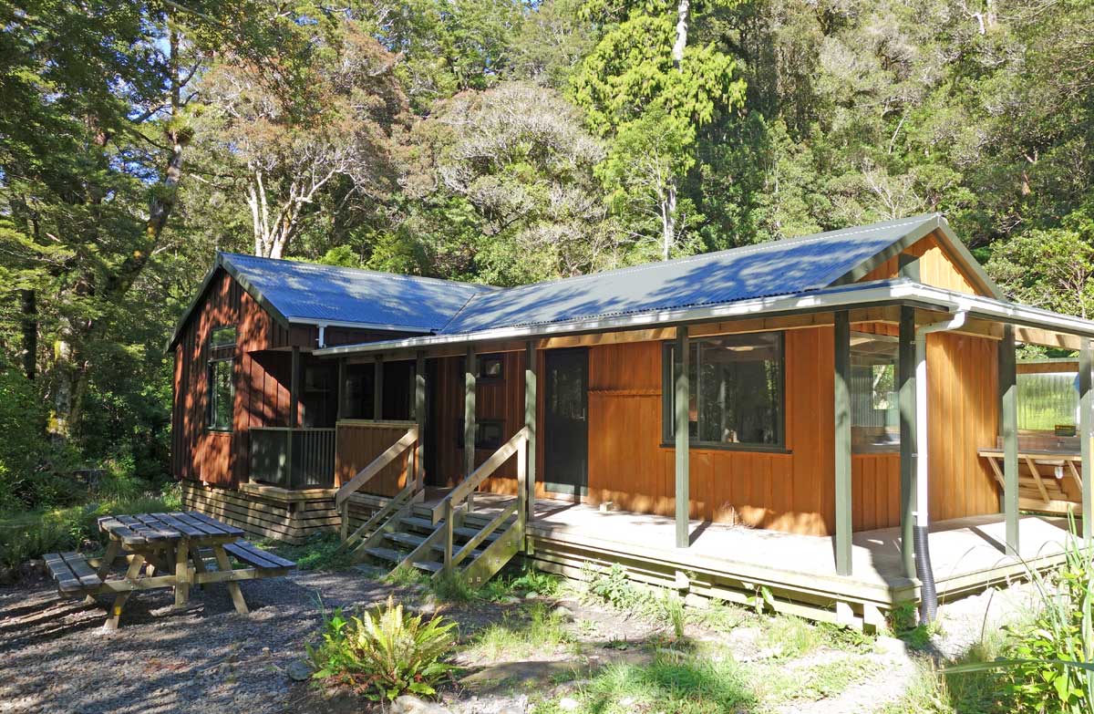 Huts accessible from road ends: Tararua Forest Park