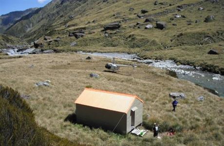 Top Waitaha Hut: Waitaha River area, West Coast region