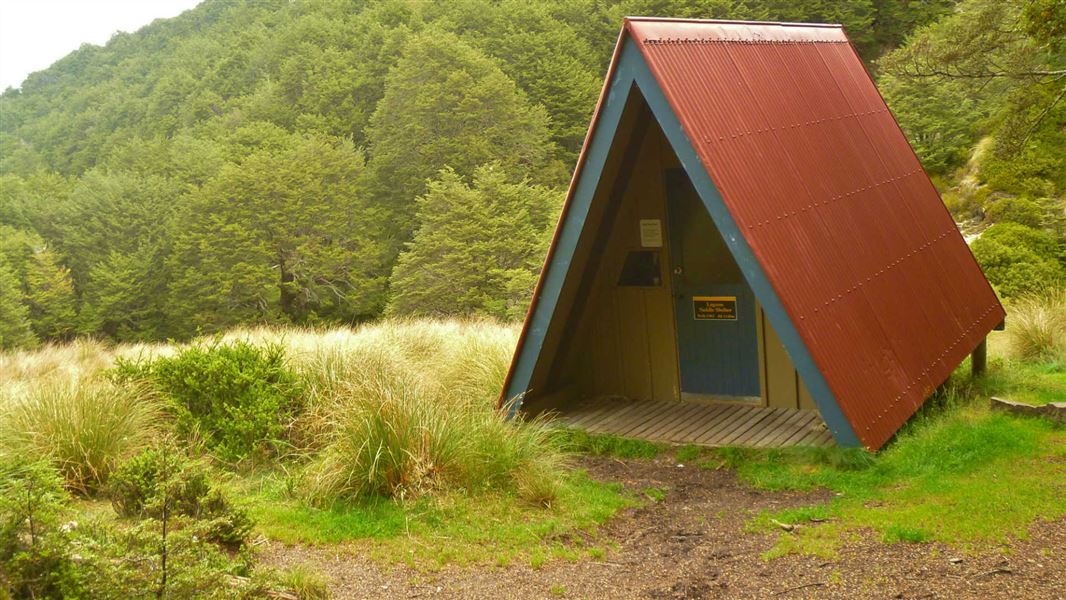 Lagoon Saddle A Frame Hut: Craigieburn Forest Park, Canterbury region