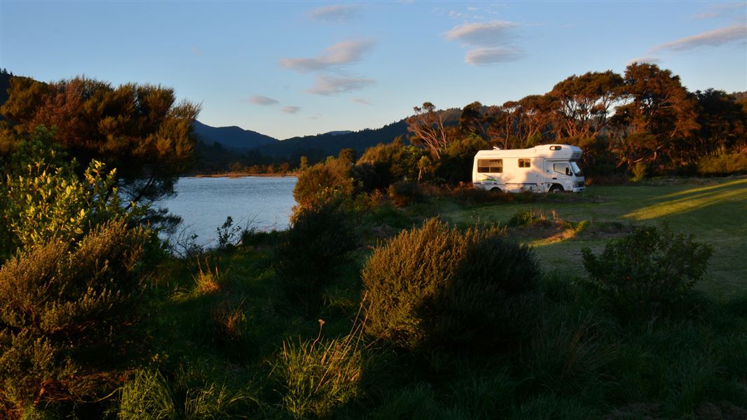 Kenepuru Head campsite: Pelorus & Kenepuru Sounds area, Marlborough region