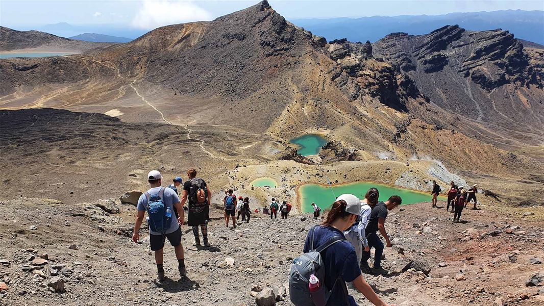 Tongariro Alpine Crossing: Tongariro National Park, Central North ...