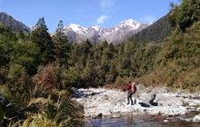 Slaty Creek Hut: Ahaura River & Lake Brunner catchments area, West ...